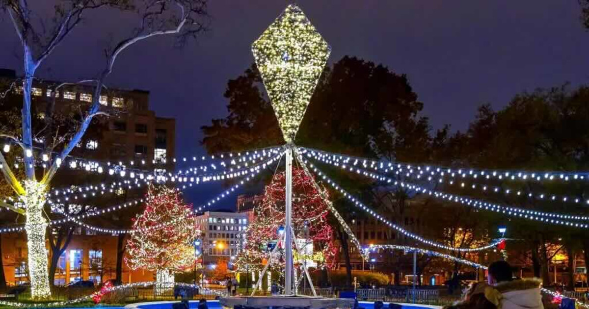 Electrical Spectacle Light Show in Philadelphia at Franklin