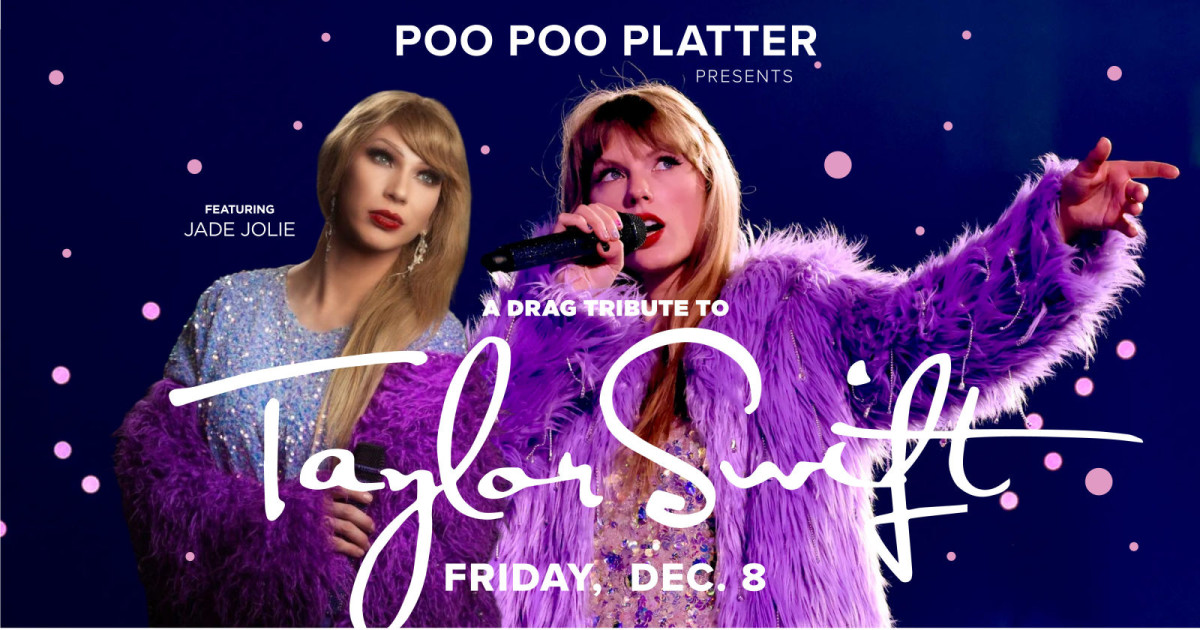 A Taylor Swift Drag tribute featuring Jade Jolie in Austin at