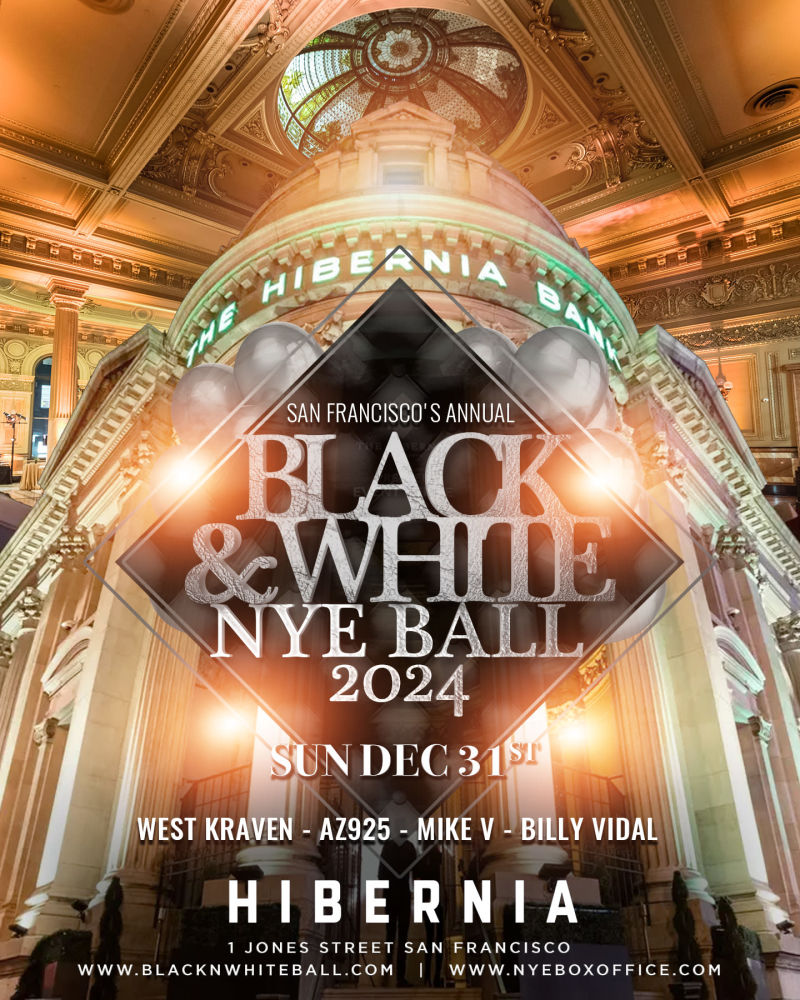 San Francisco's Annual Black and White NYE Ball in San Francisco