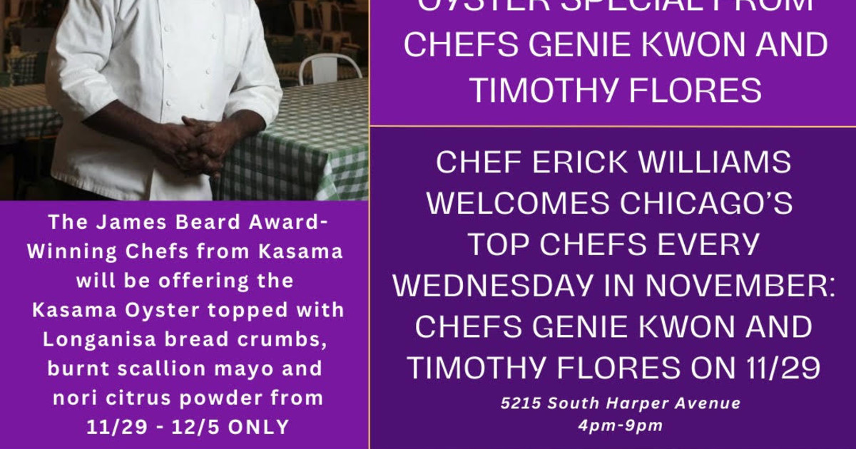 Oyster Special from Chefs Genie Kwon and Timothy Flores at