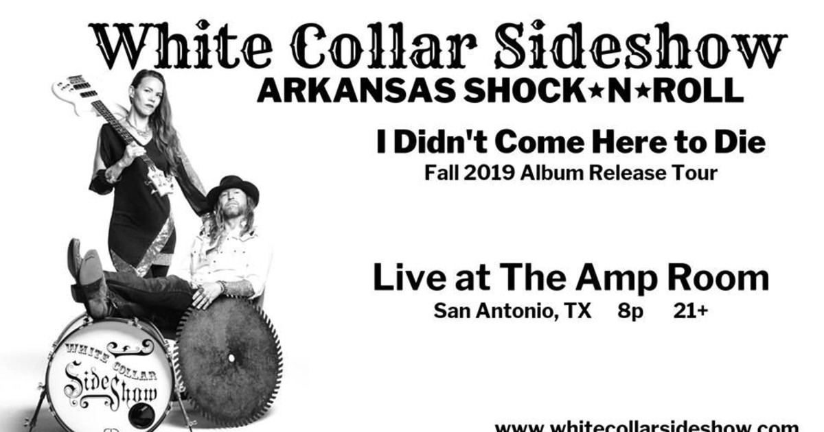 White Collar Sideshow Live in San Antonio at The Amp Room