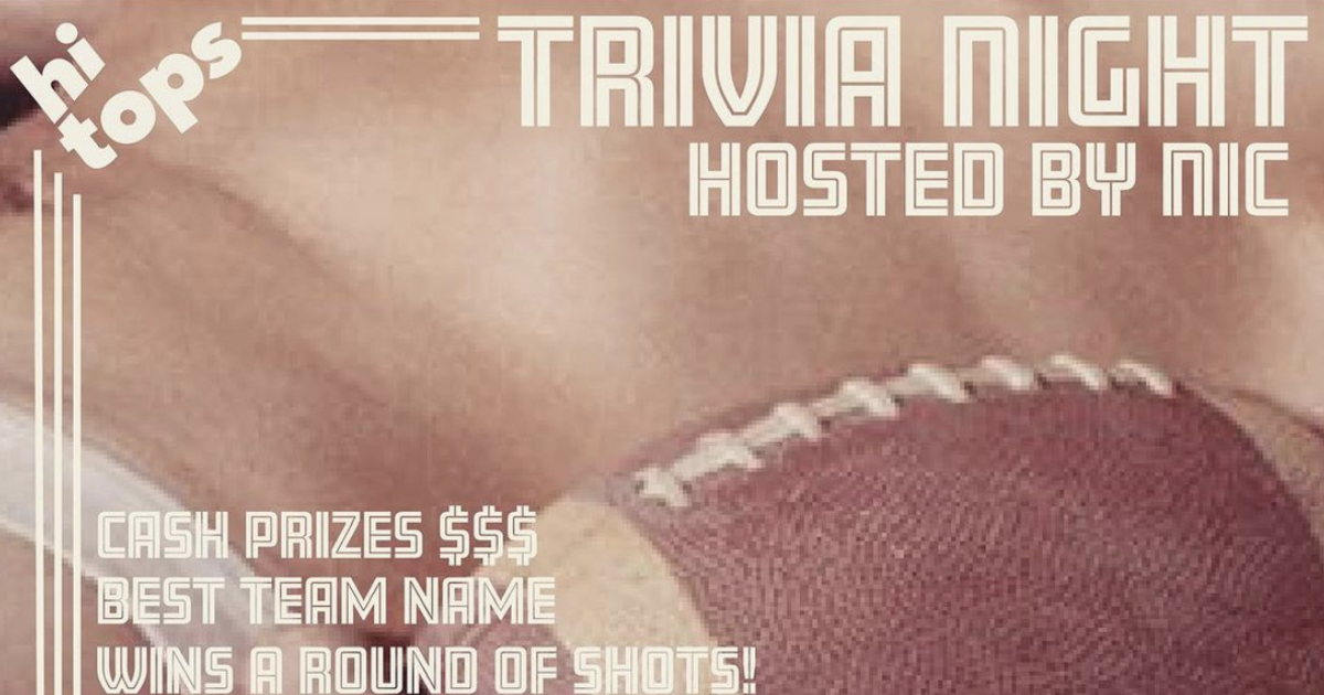 Trivia Night - Hosted by Nic Haggart in Los Angeles at Hi Tops Los
