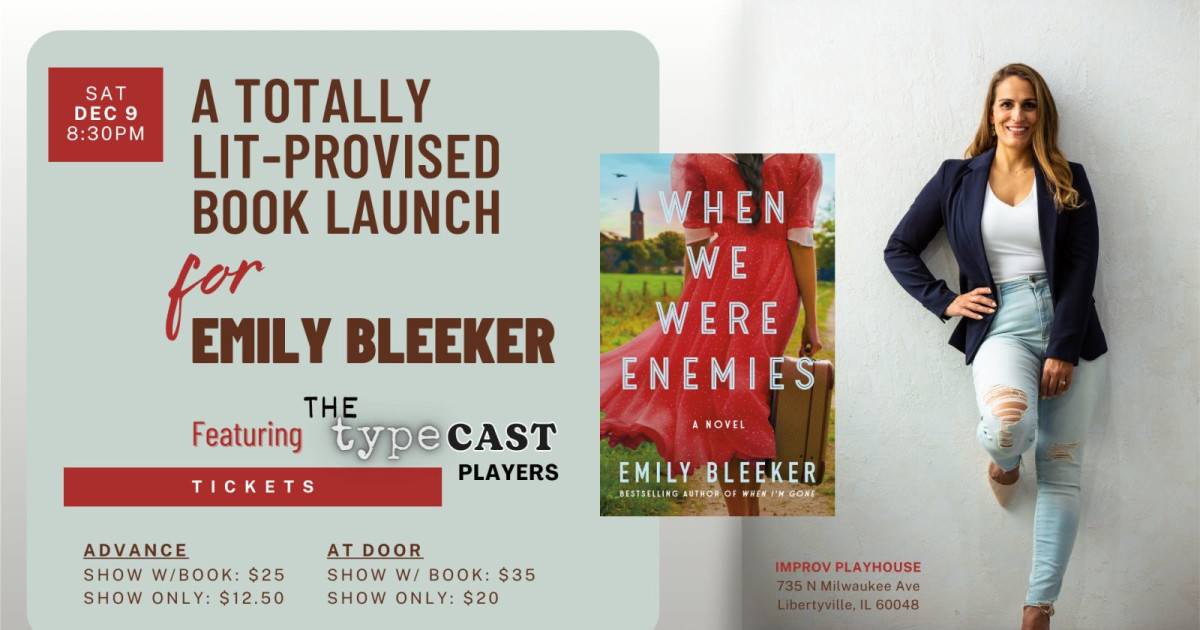 A Totally Lit-provised Book Launch for Emily Bleeker! in