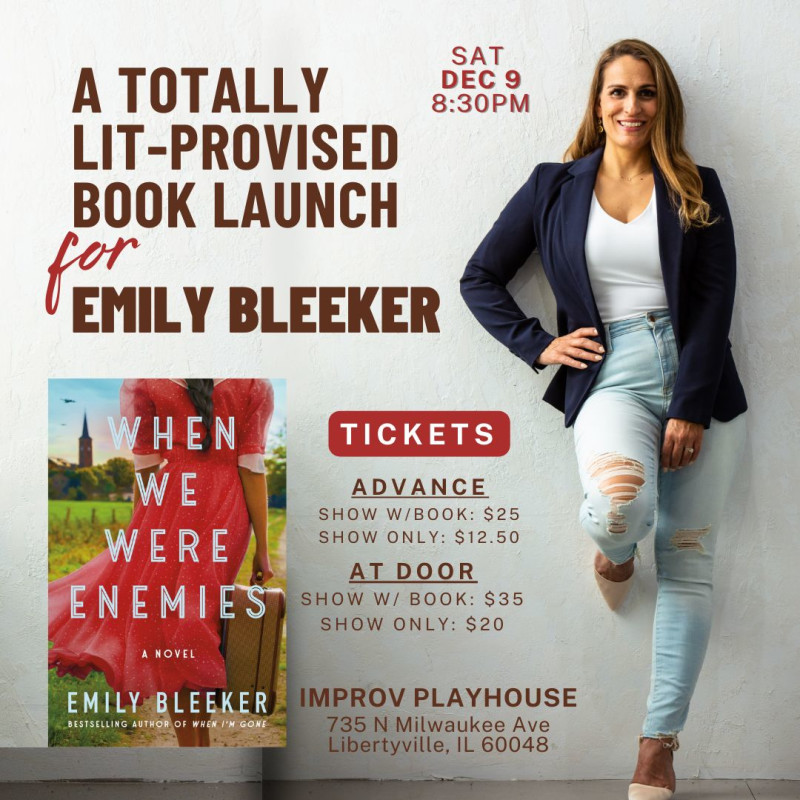 A Totally Lit-provised Book Launch for Emily Bleeker! in