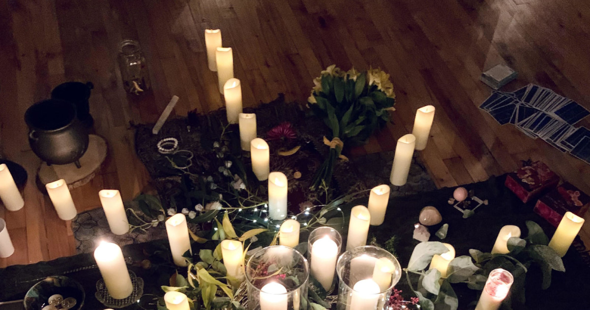 Winter Solstice Moon Circle in San Francisco at HAUM