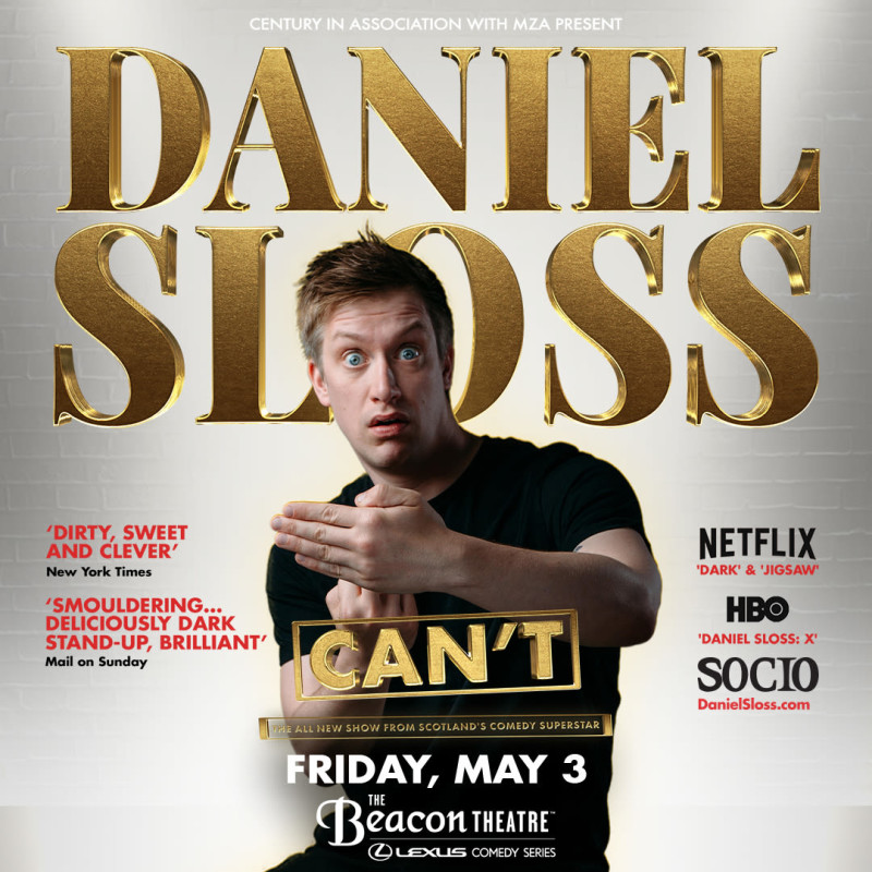 Daniel Sloss in New York at Beacon Theatre