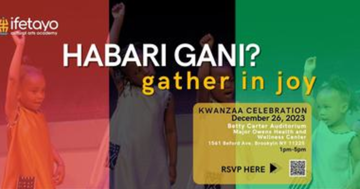 Habari Gani? Gather in Joy | Brooklyn Vegan NYC Shows