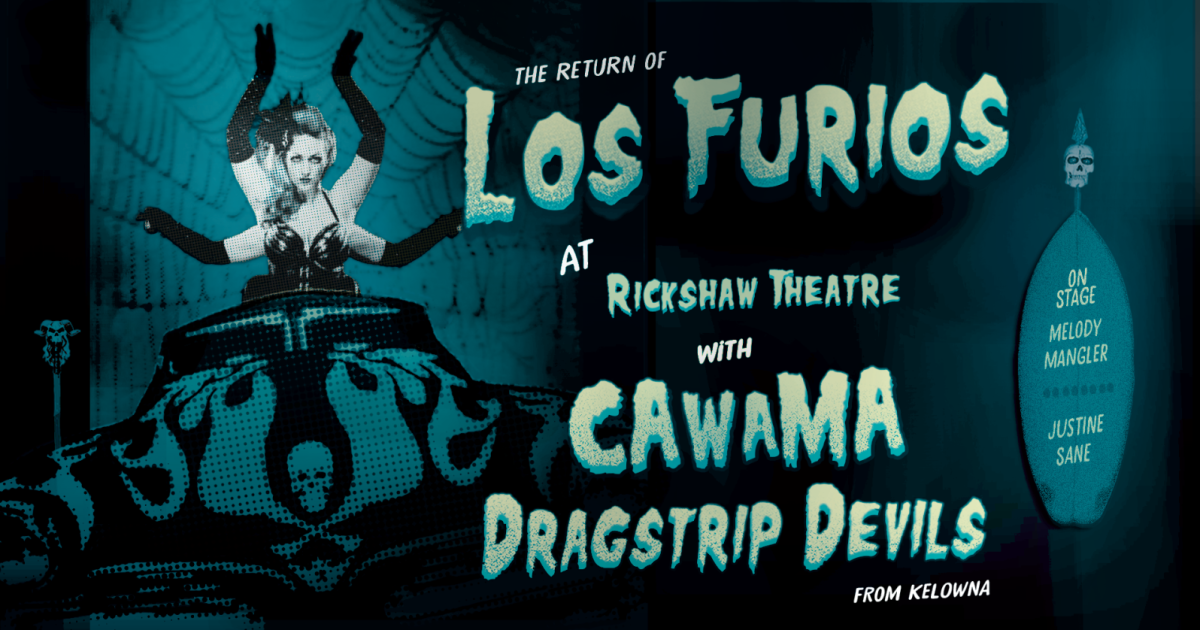 Los Furios with guests Cawama, and The Dragstrip Devils in