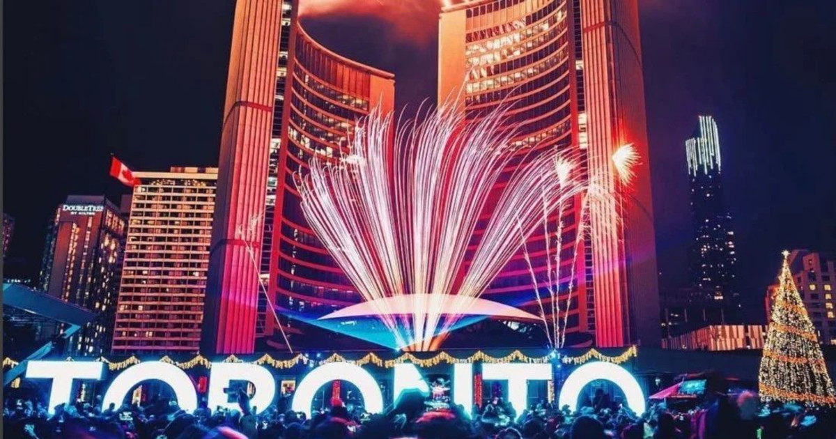NYE 2024 Celebrations at Nathan Phillips Square in Toronto at
