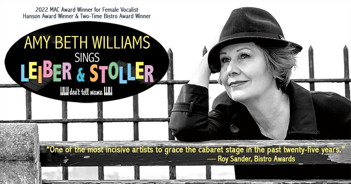 Amy Beth Williams Sings Leiber & Stoller in New York at Don't Tell