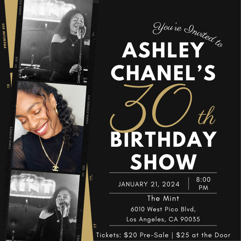 Jazz Sunday: with Ashley Chanel and The Sam Hirsh Trio in Los