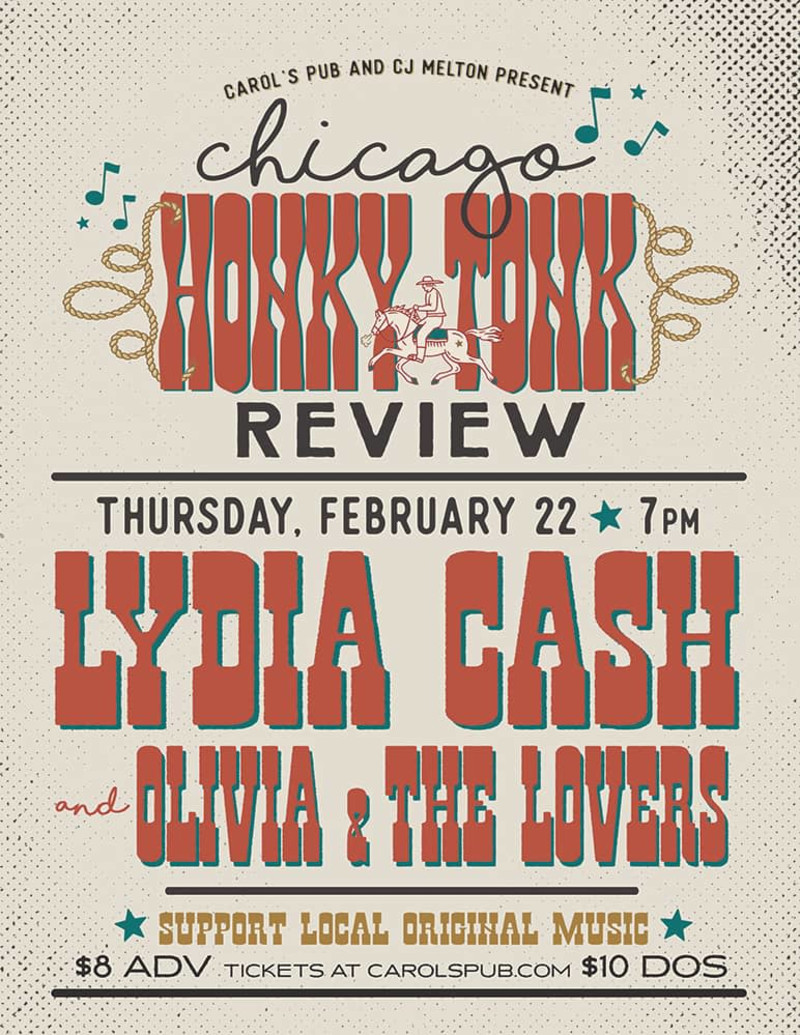 Chicago Honky Tonk Review w/ Lydia Cash and Olivia & The Lovers in