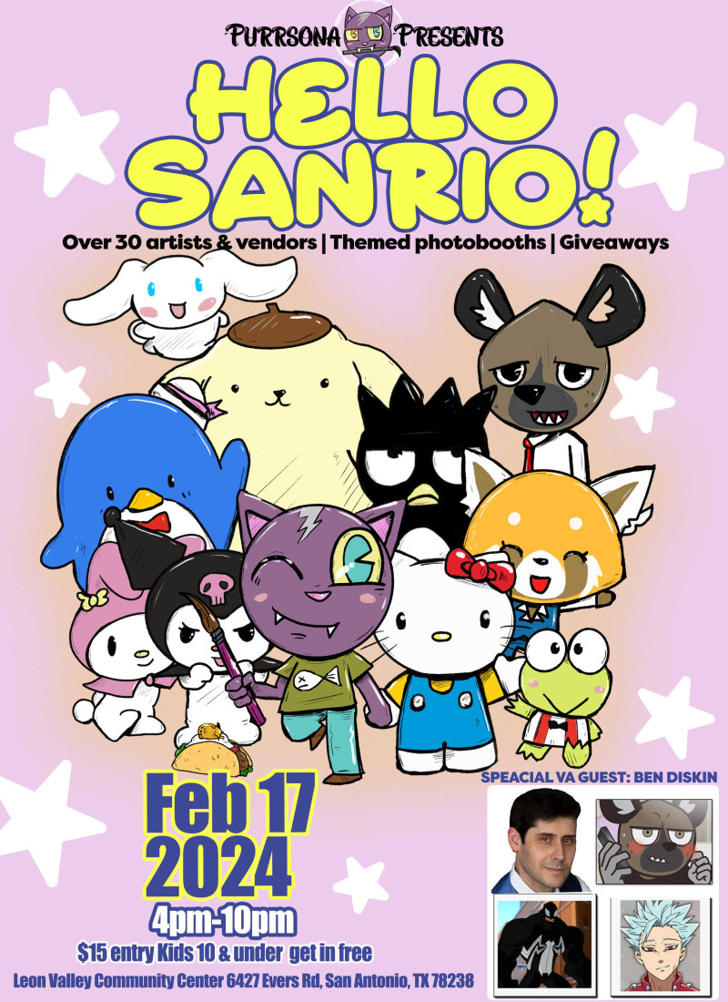 Hello Sanrio! in San Antonio at Leon Valley Community and
