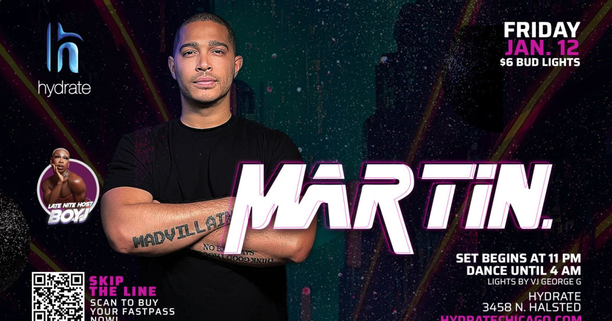 Now That's What I Call Fridays ft. Martin in Chicago at Hydrate