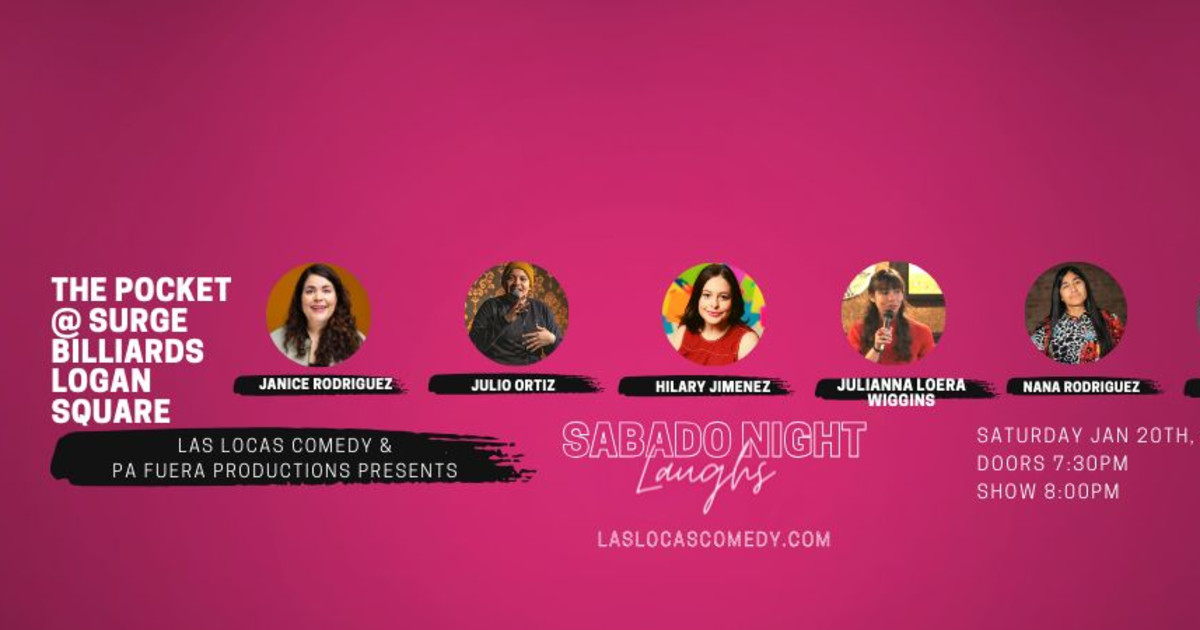 Sabado Night Laughs - January 2024 in Chicago at The Pocket at