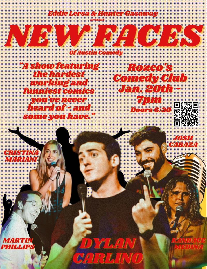 New Faces of Austin Comedy in Austin at Rozco’s Comedy Club