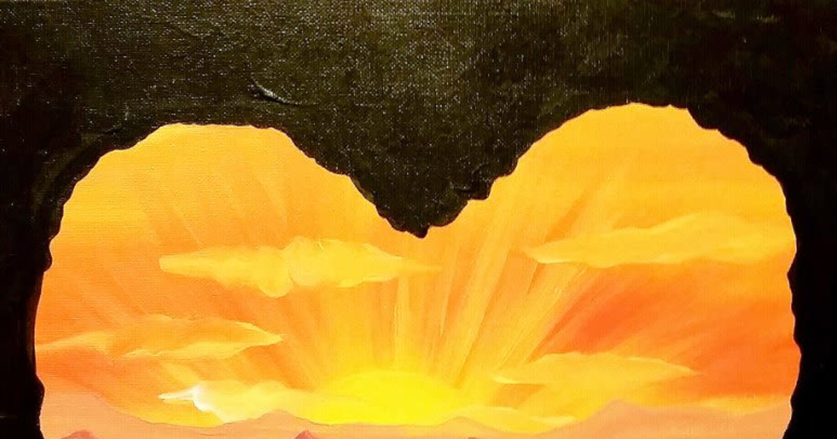 Heart Cave in New York at Muse Paintbar - Tribeca