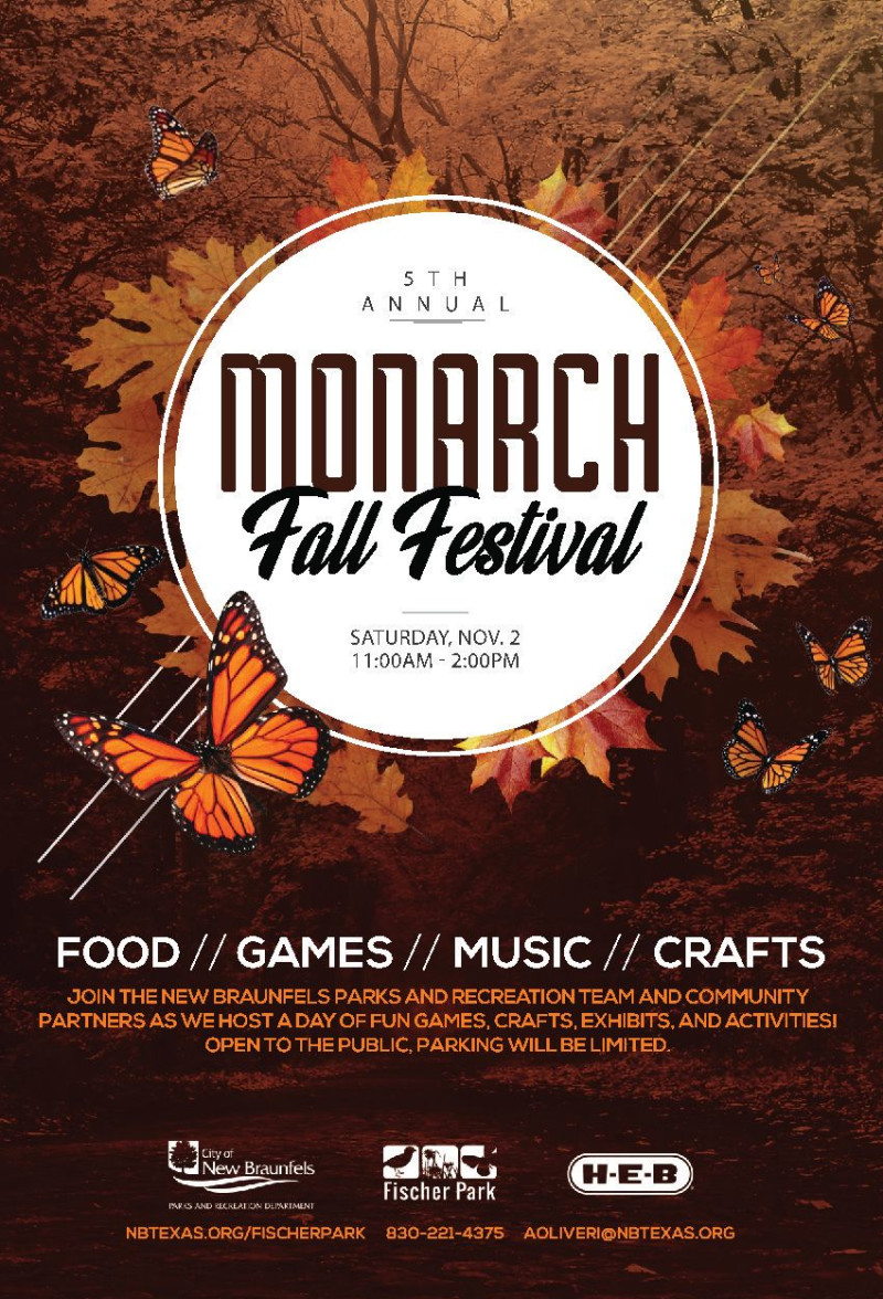 Monarch Fall Festival in New Braunfels at Fischer Park (New