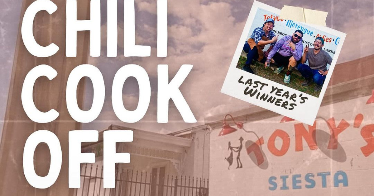 3rd Annual Chili Cook Off in San Antonio at Tony's Siesta