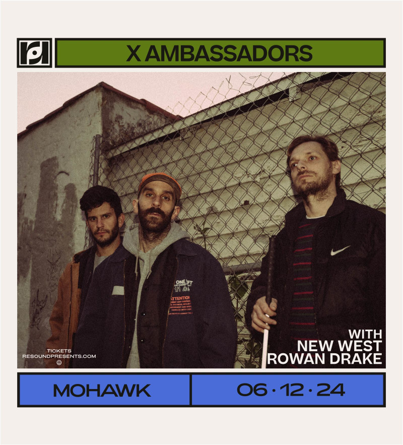 X Ambassadors - TOWNIE: North American Tour w/ New West and Rowan
