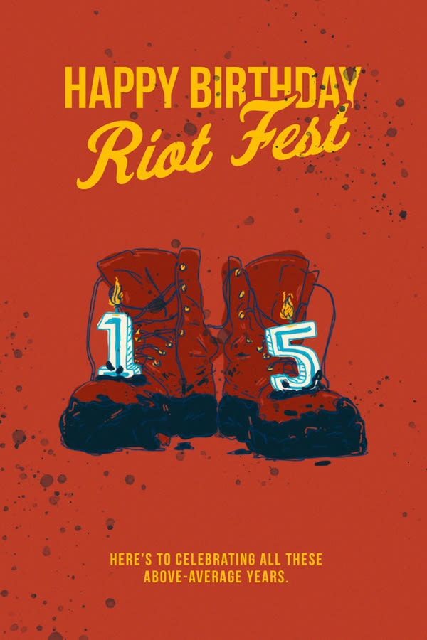 Make Riot Fest A Birthday Card & Win Tickets!