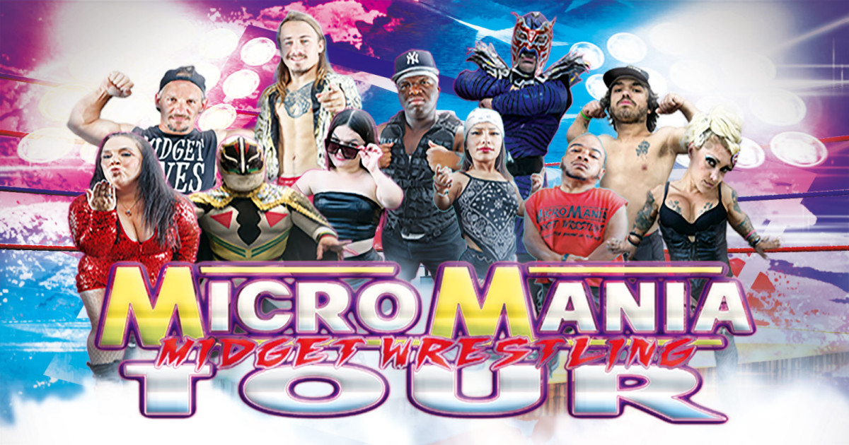 MicroMania Midget Wrestling in San Antonio at Little Woodrow's