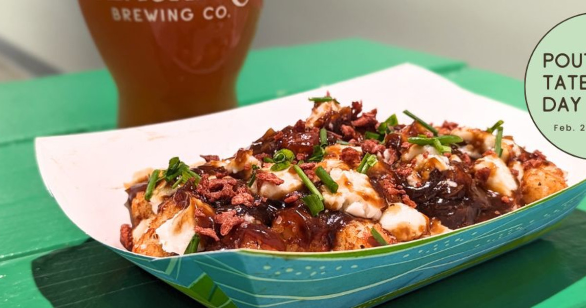 Poutine and Tater Tot Day in Austin at Slackers Brewing Co.