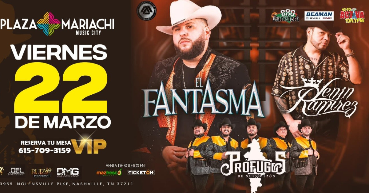 El Fantasma in Nashville at Plaza Mariachi