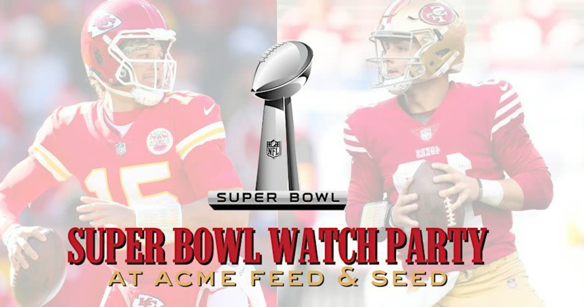 Superbowl Watch Party in Nashville at Acme Feed and Seed