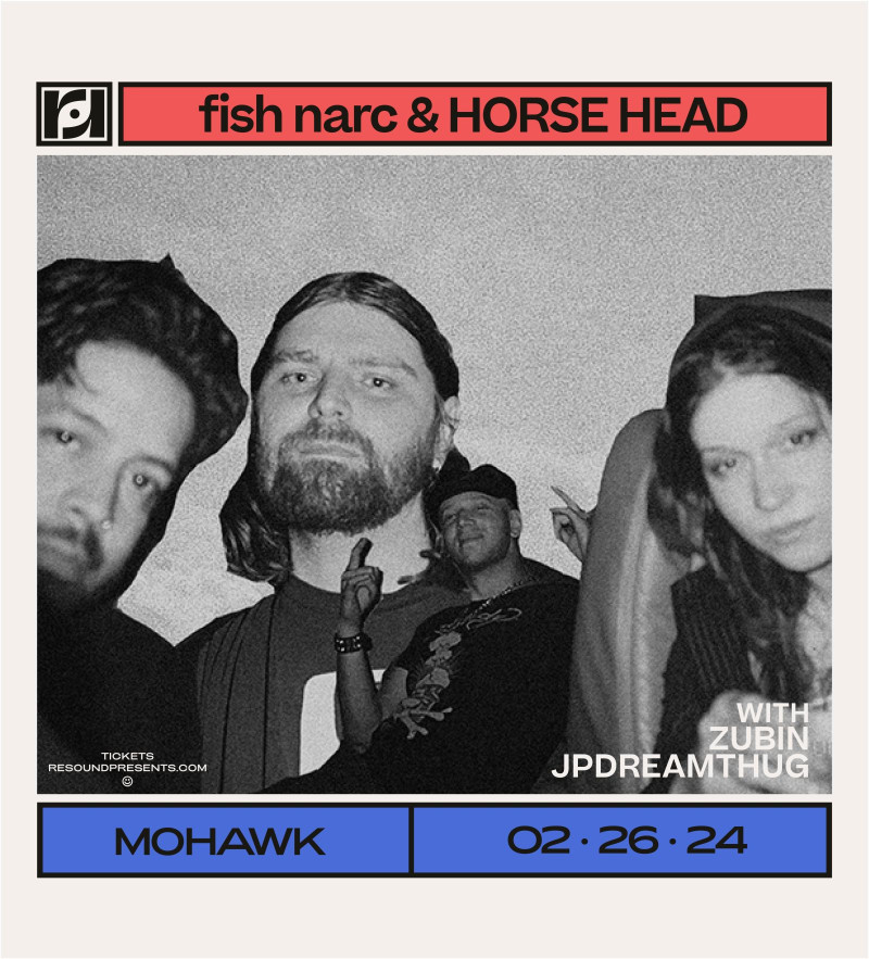 fish narc & Horse Head w/ Zubin, JPDREAMTHUG in Austin at Mohawk