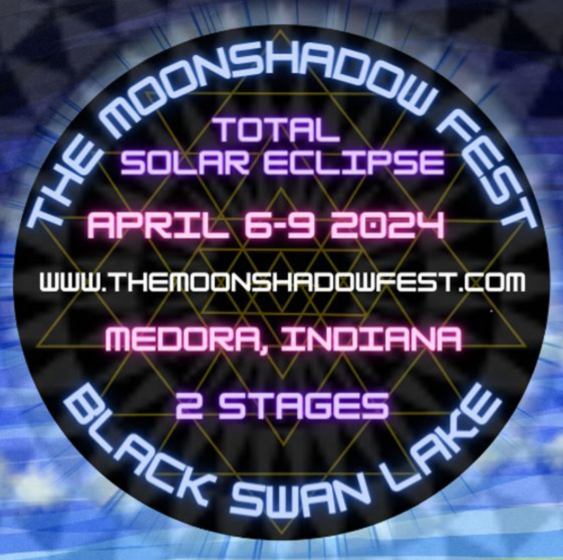 The Moonshadow Eclipse Fest in Medora at Black Swan Lake