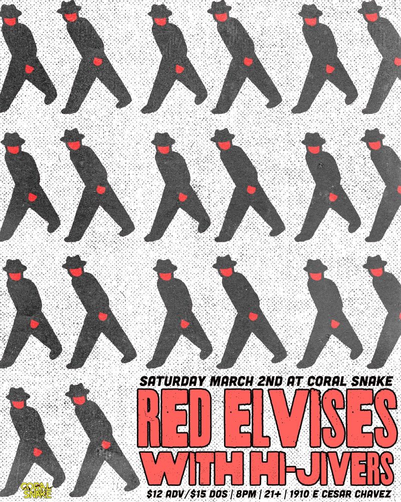 Red Elvises • The Hi-Jivers in Austin at The Coral Snake