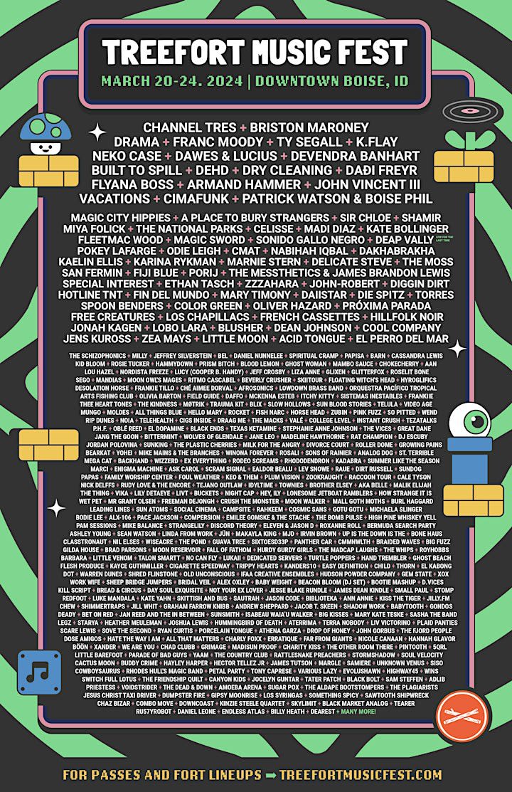 Treefort Music Fest in Seattle at Downtown Boise, ID