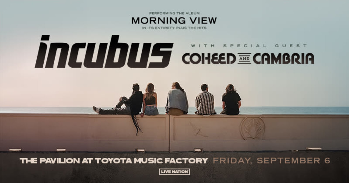 INCUBUS - Performing MORNING VIEW In Its Entirety + The Hits in