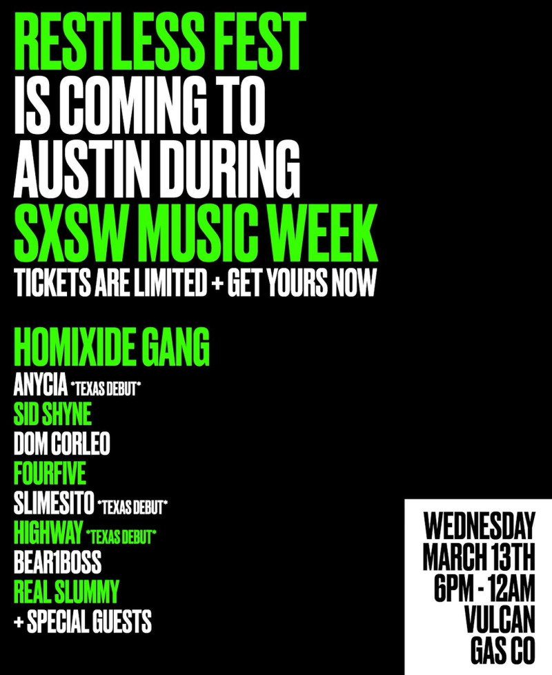 Restless Fest | Austin in Austin at Vulcan Gas Company
