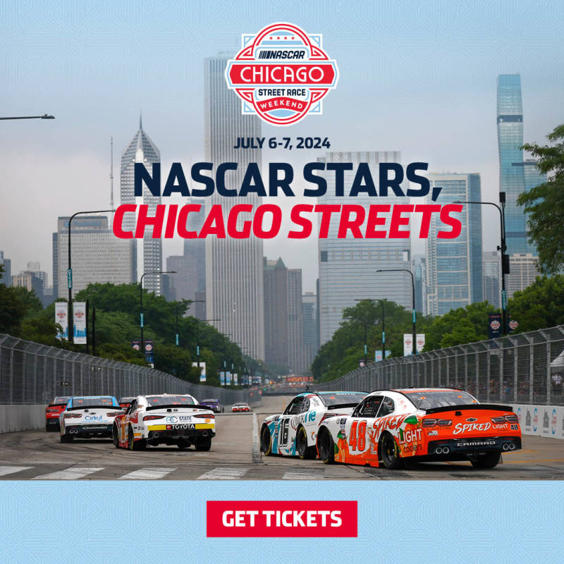 NASCAR Chicago Street Race in Chicago at Grant Park