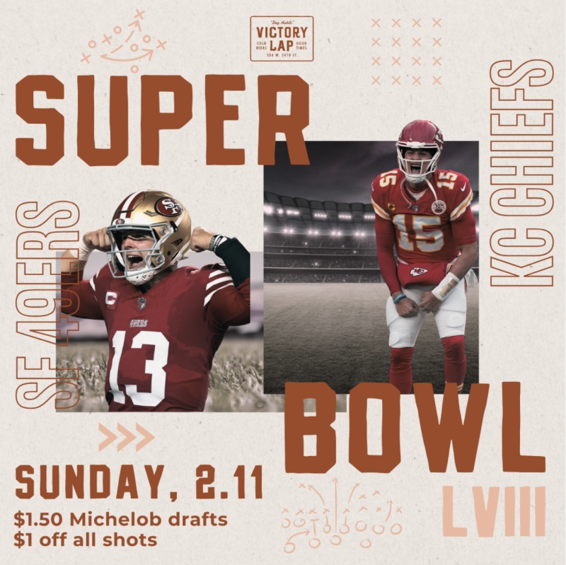 Super Bowl at Victory Lap in Austin at Victory Lap