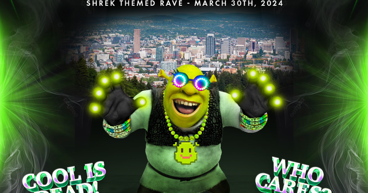 Shrek Rave in Portland at Roseland Theater