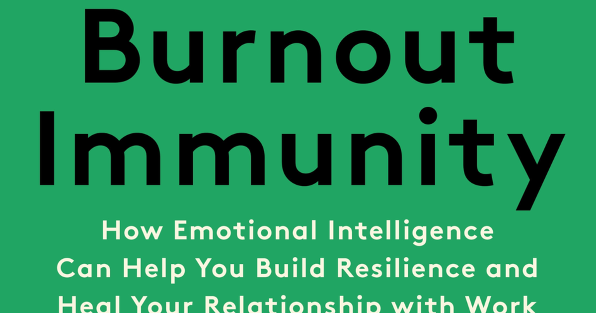 Burnout Immunity: A Healthy Relationship with Work Stress