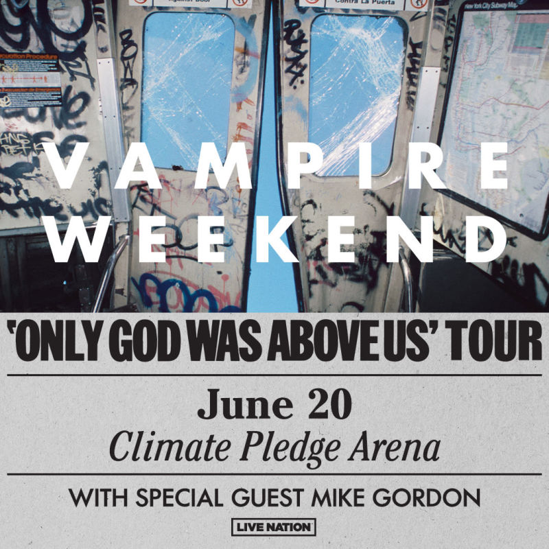 Vampire Weekend - 'Only God Was Above Us' Tour in Seattlee at