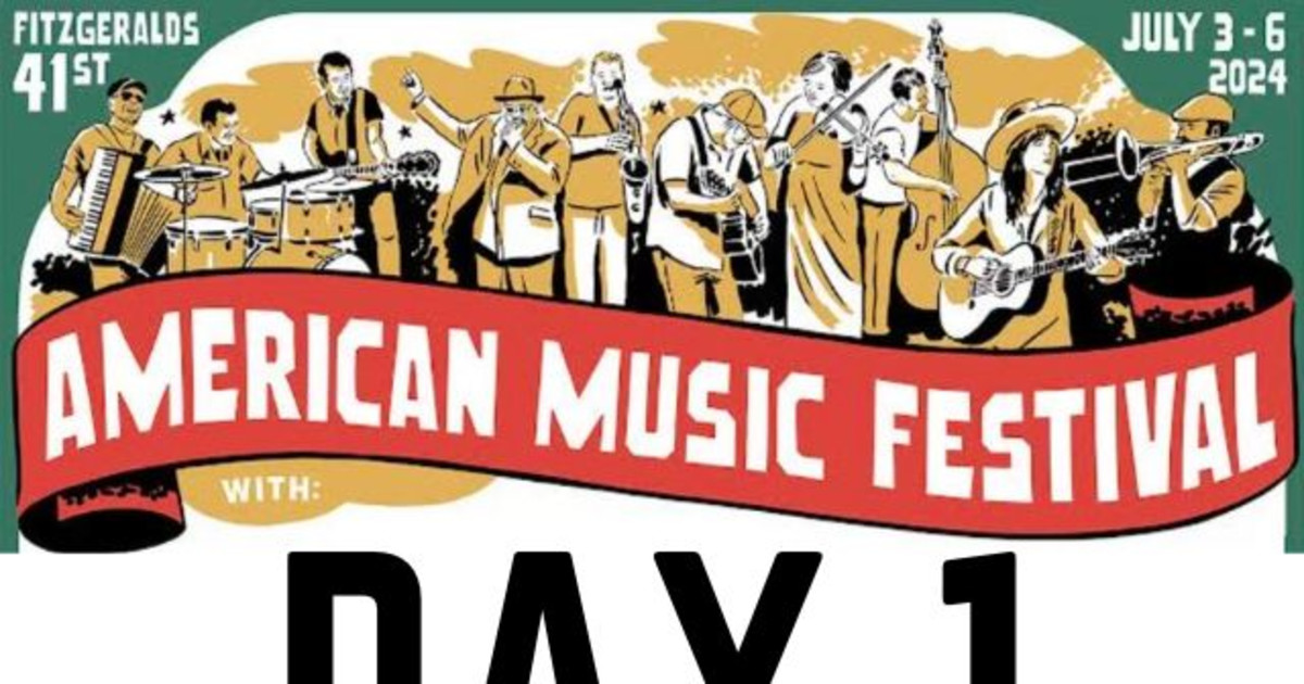 FITZGERALDS 41st American Music Festival Day ONE in Berwyn at