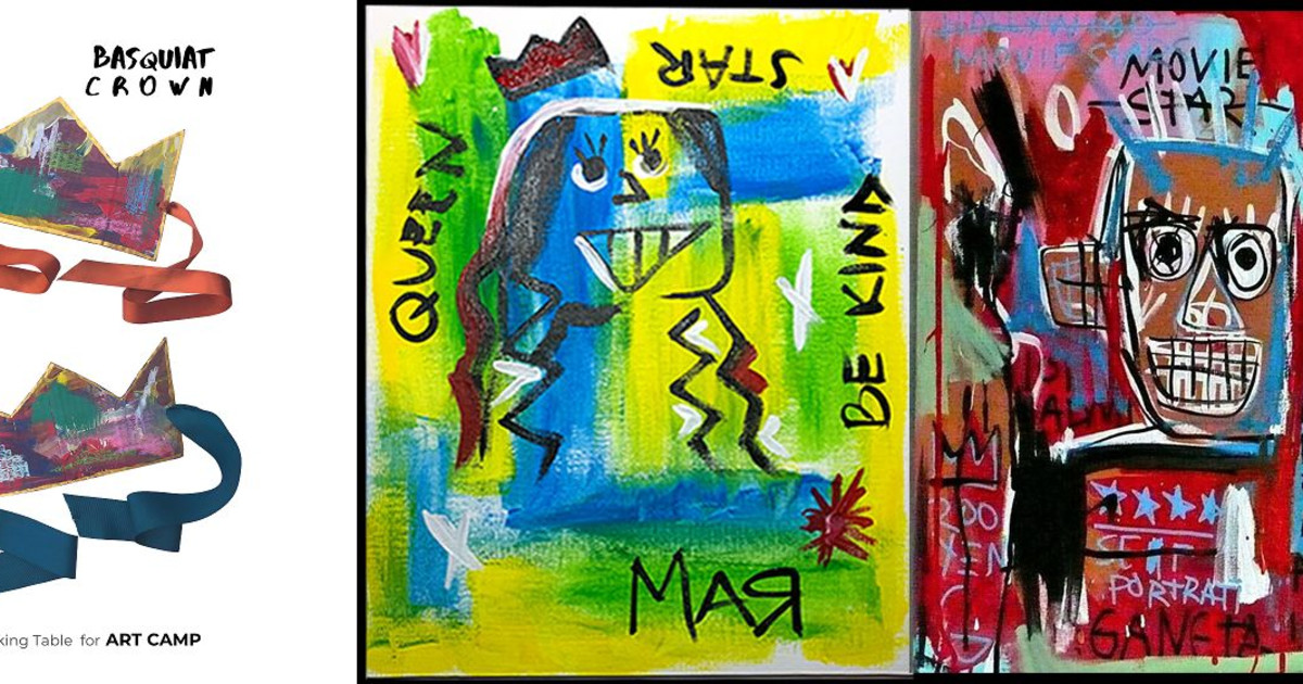 Kids Create: Basquiat Crowns & Portraits in Austin at Austin