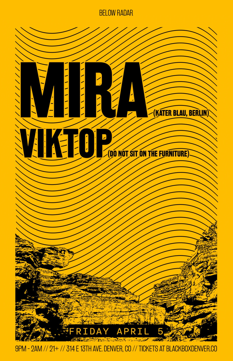 Mira (Kater Blau, Berlin) & Viktop in Denver at The Black Box