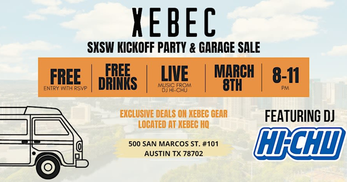 Xebec’s 2024 Kickoff Party & Garage Sale in Austin at Xebec Team