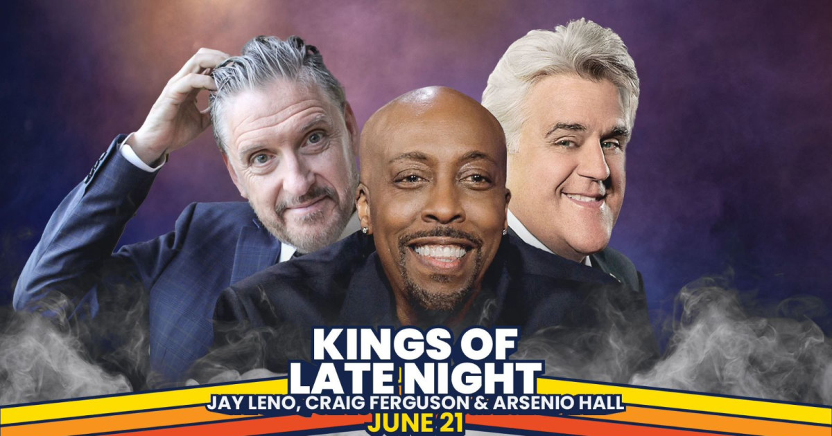 KINGS OF LATE NIGHT with JAY LENO, CRAIG FERGUSON AND ARSENIO HALL
