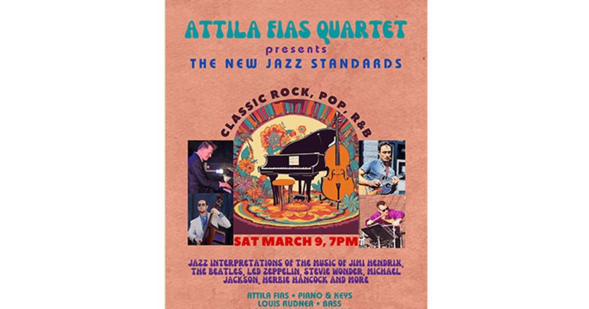 Attila Fias Quartet presents: The New Jazz Standards in Victoria