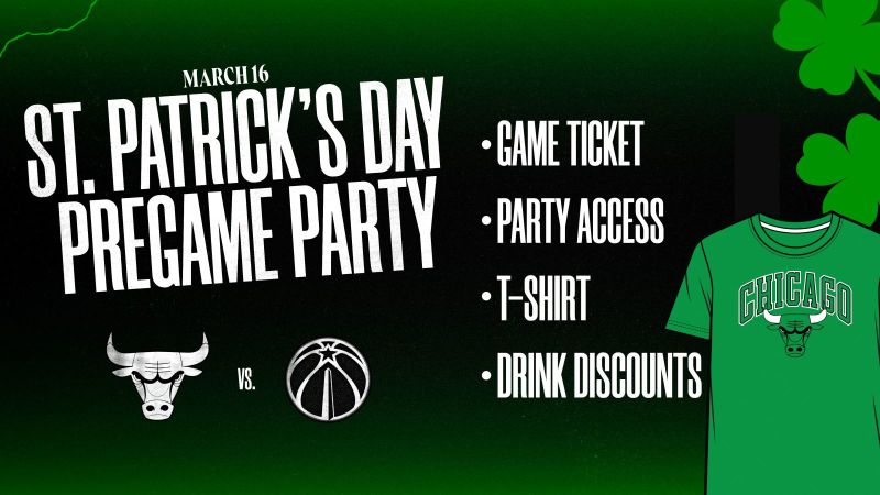 Chicago Bulls St. Patrick's Day Pregame Party in Chicago at