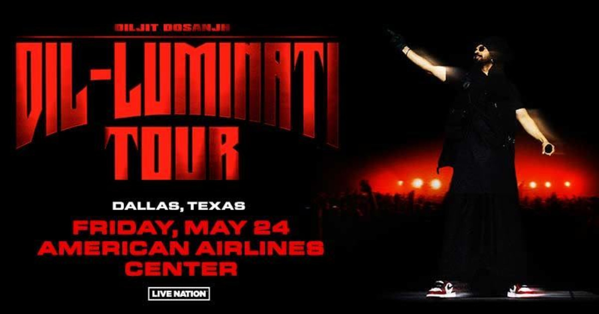 Diljit Dosanjh - DIL-LUMINATI TOUR in Dallas at American