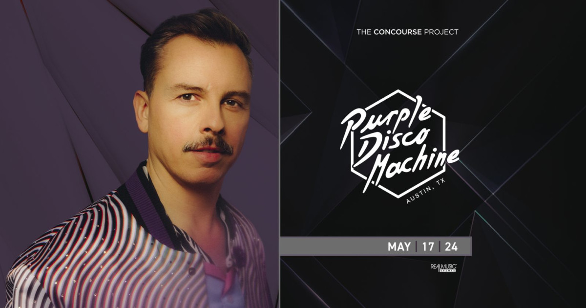 Purple Disco Machine at The Concourse Project in Austin at The