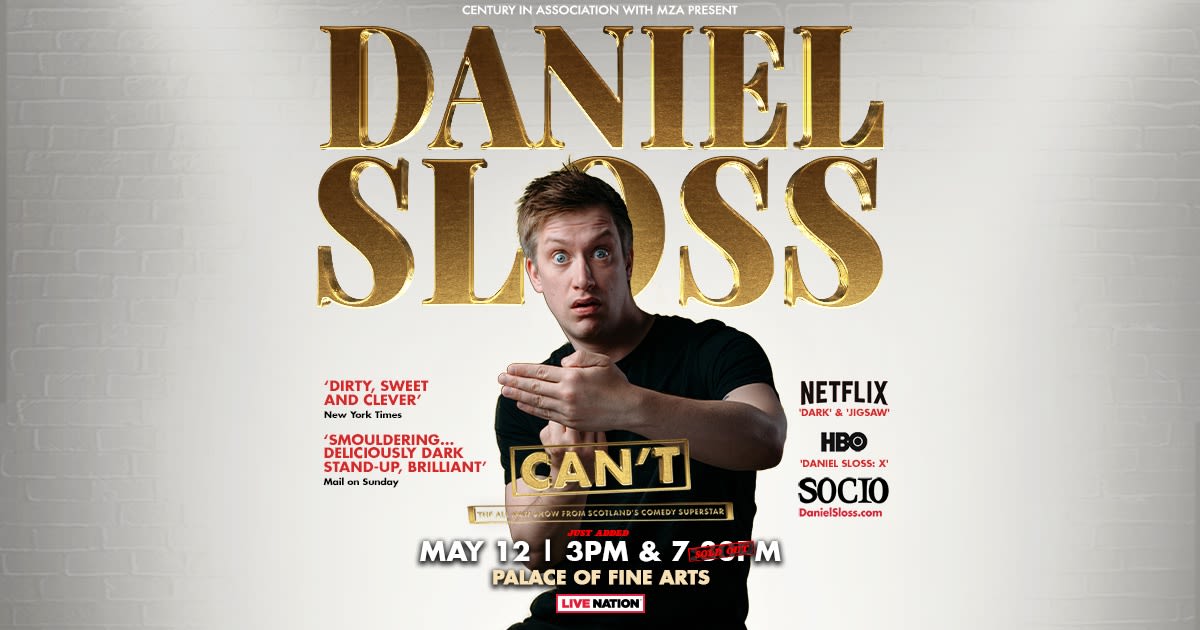 Daniel Sloss: Can't in San Francisco at Palace of Fine Arts